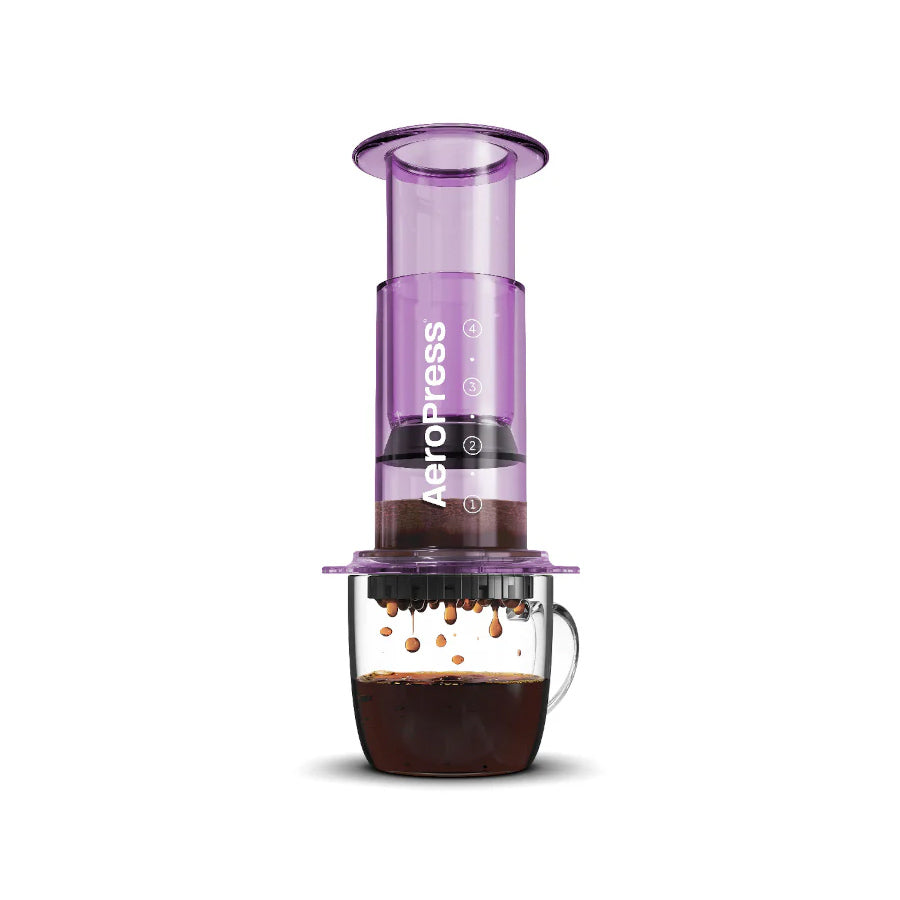 AeroPress Clear Purple Coffee Maker - #65208-9-PU – Espresso Planet ...