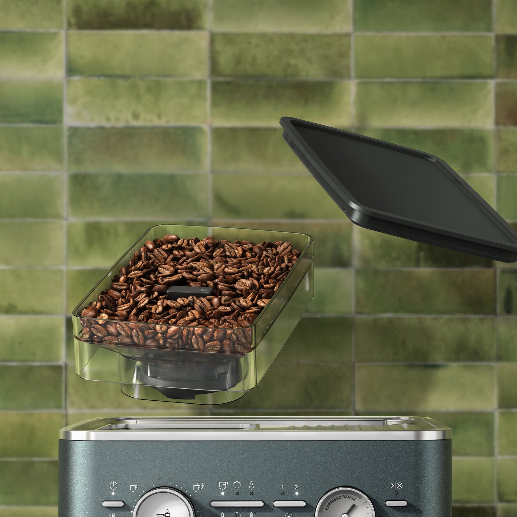 KitchenAid - Semi Automatic Espresso Machine with Burr Grinder Juniper ...