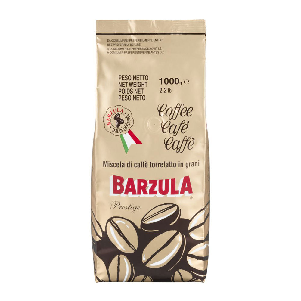Barzula Prestige 1KG / 2.2LB Whole Roasted Beans – Espresso Planet ...